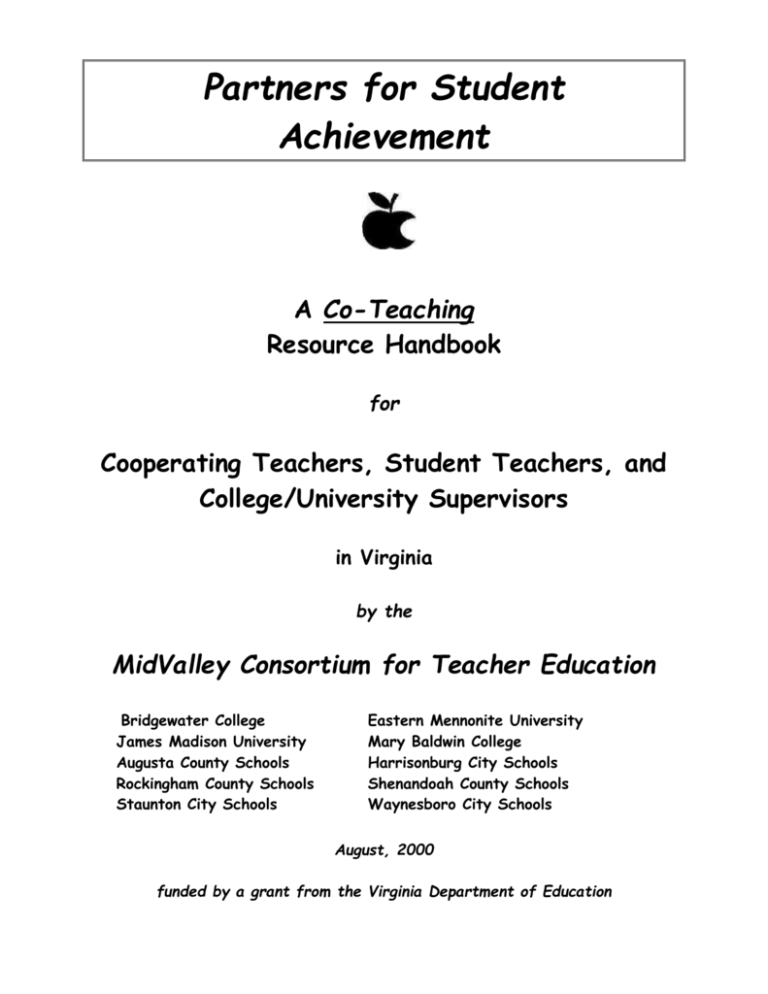 Partners for Student Achievement: A Co