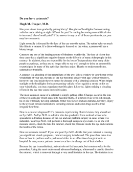 mandatory informed consent form for cataract operation