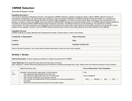 Annex J (CBRN) to Brigade SOP