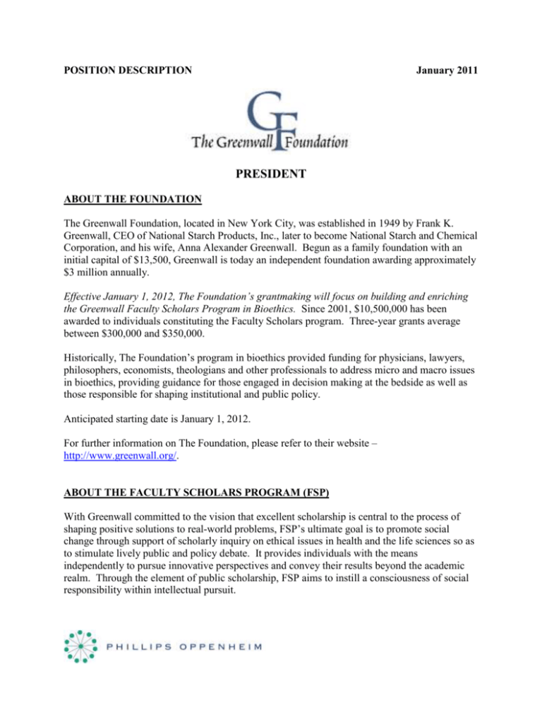 POSITION DESCRIPTION position-description