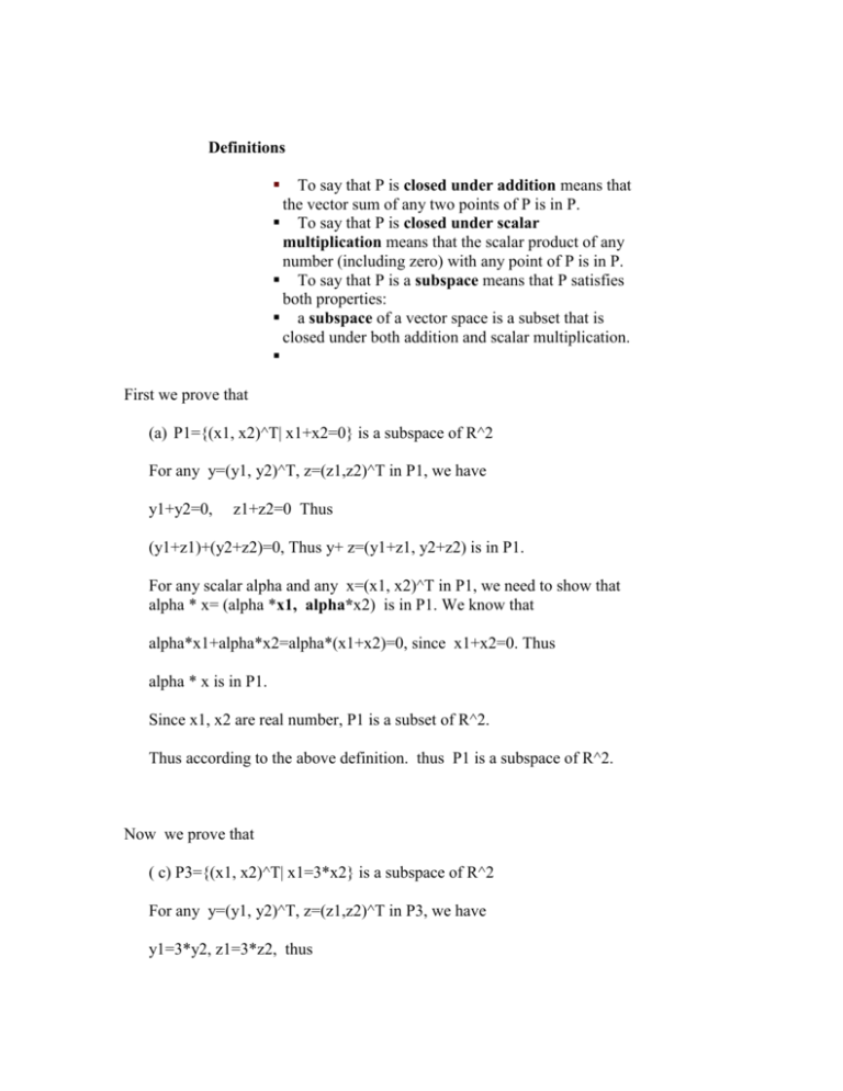 T Stands For Transpose