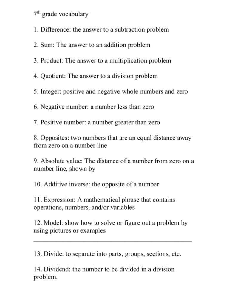 Integer The Set Of Whole Numbers And Their Opposites