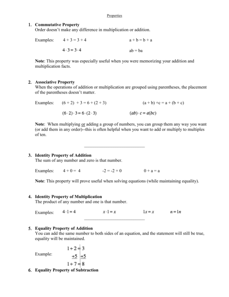 Section 1 4 Notes Adding Integers