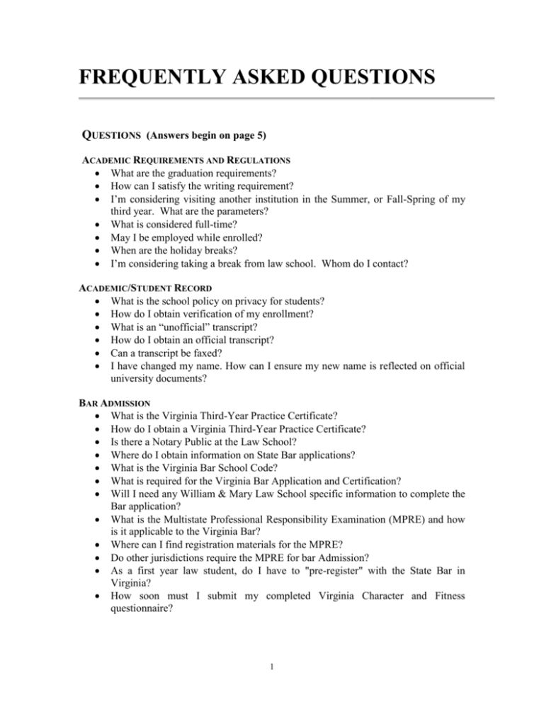 Academic Requirements And Regulations Academic Requirements And Regulations