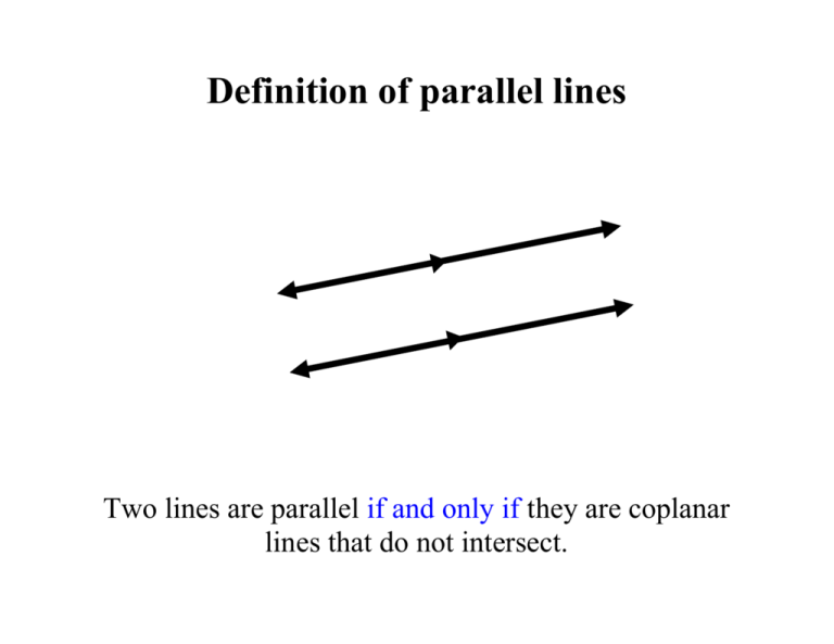Definitions Postulates And Theorems For Chapter 2 Definitions Postulates And Theorems For Chapter 2