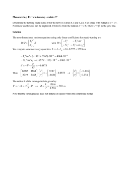 Wheel over position calculation: