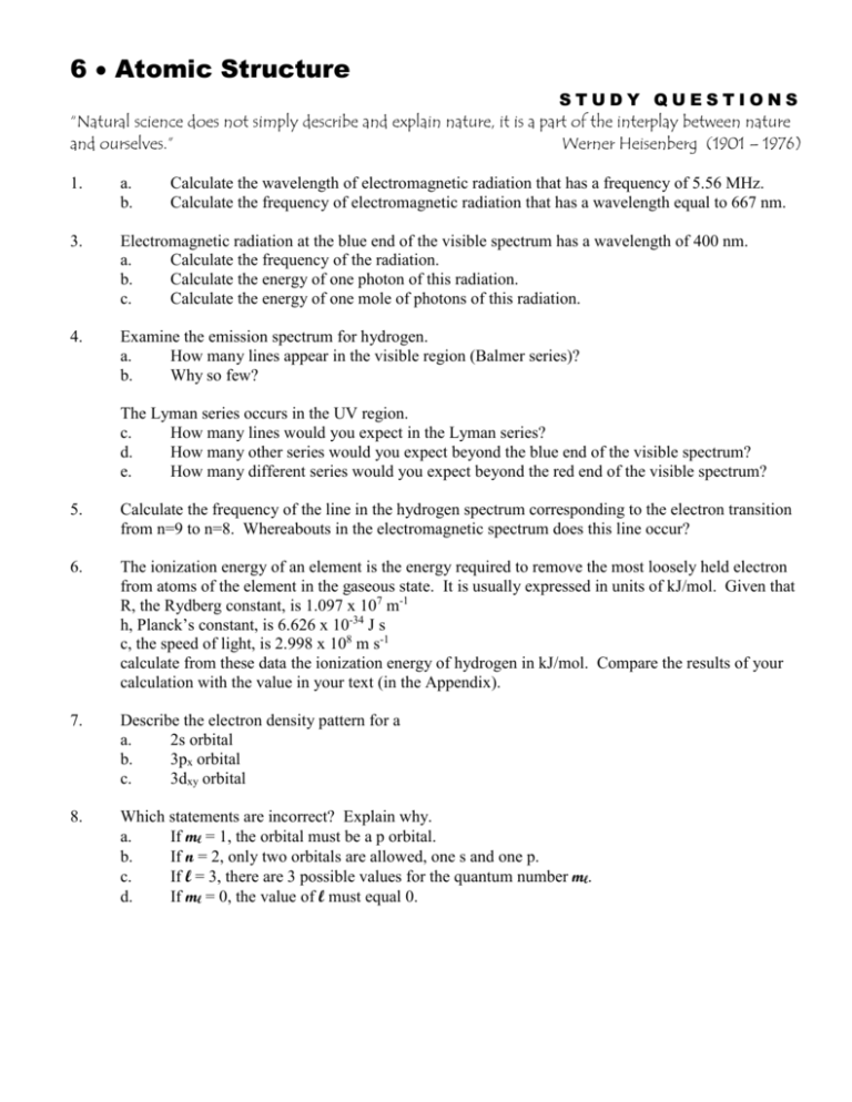 Ch 6 Study Questions