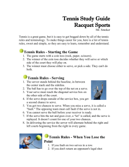 Tennis Rules Made Easy