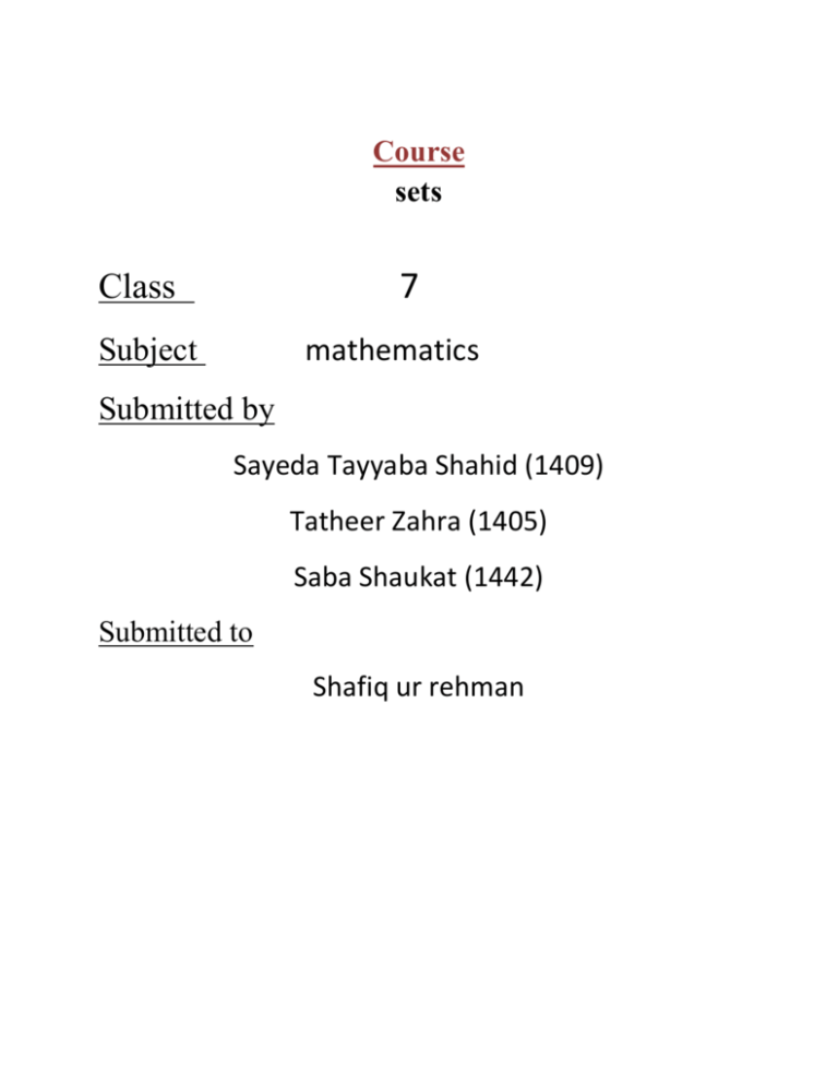 Mathematics