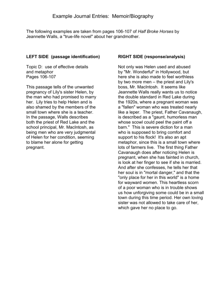 Example Journal Entries Hutchinson page