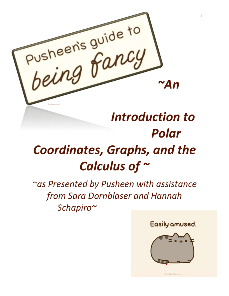 An Introduction To Polar Coordinates Graphs And The Calculus Of