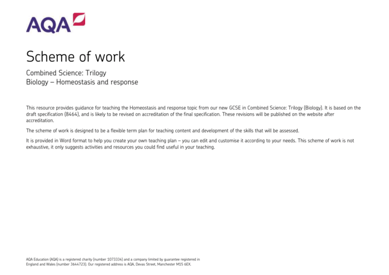 Scheme Of Work