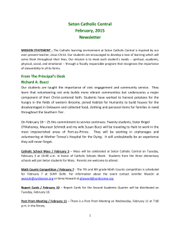 Campus Map Legend - Seton Hall University