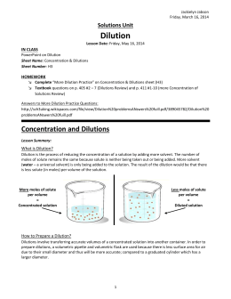Two-fold serial dilutions