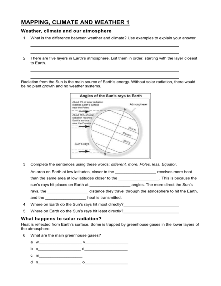Create Your Own Climograph Worksheet Answers