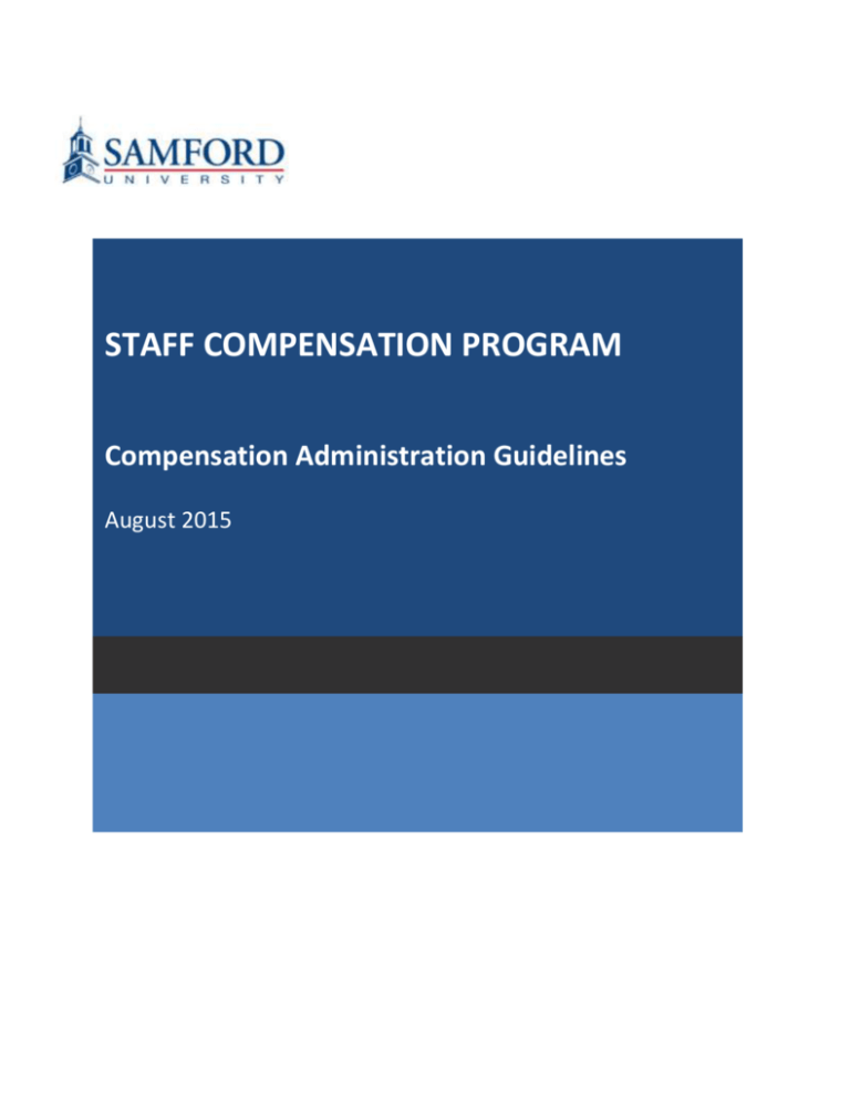 Compensation Program and Guidelines