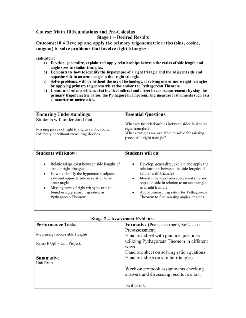 Course Math 10 Foundations And Pre Course Math 10 Foundations And Pre