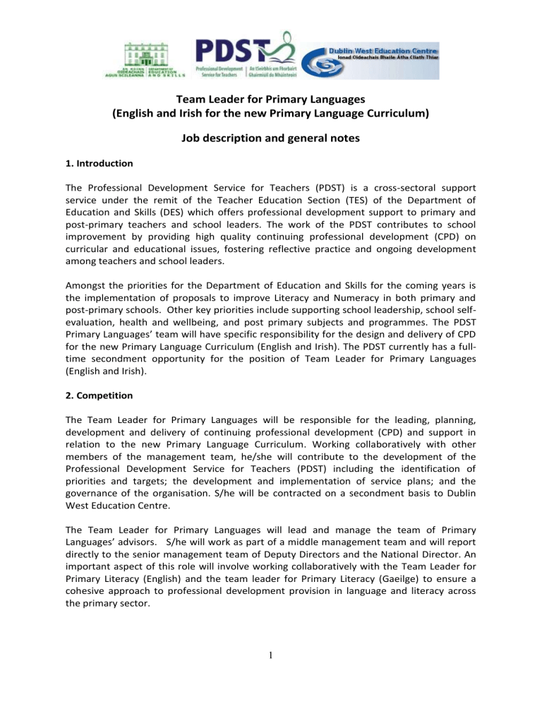 English And Irish For The New Primary Language Curriculum English And Irish For The New Primary Language Curriculum