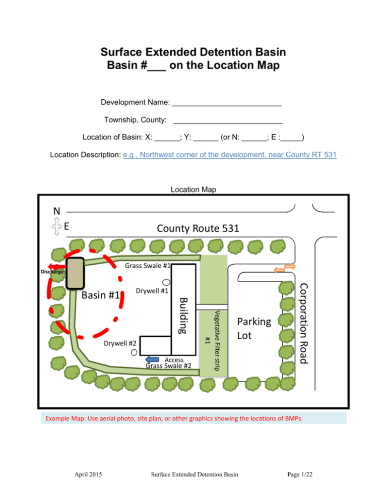 Surface Extended Detention Basin
