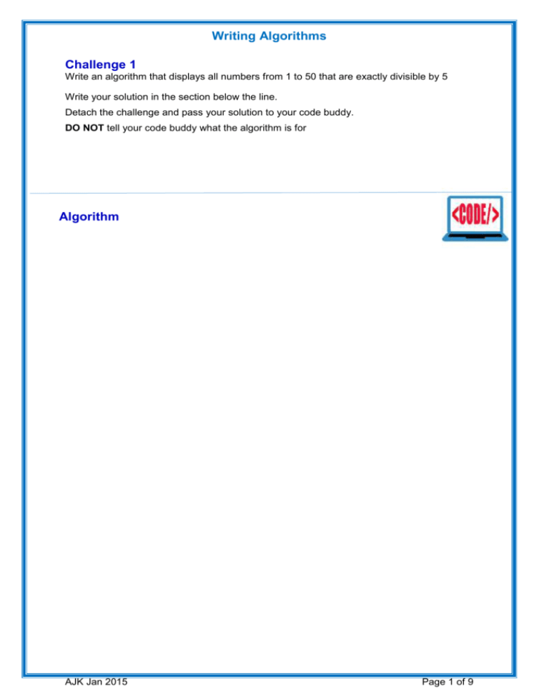 Algorithm ICT4U NET