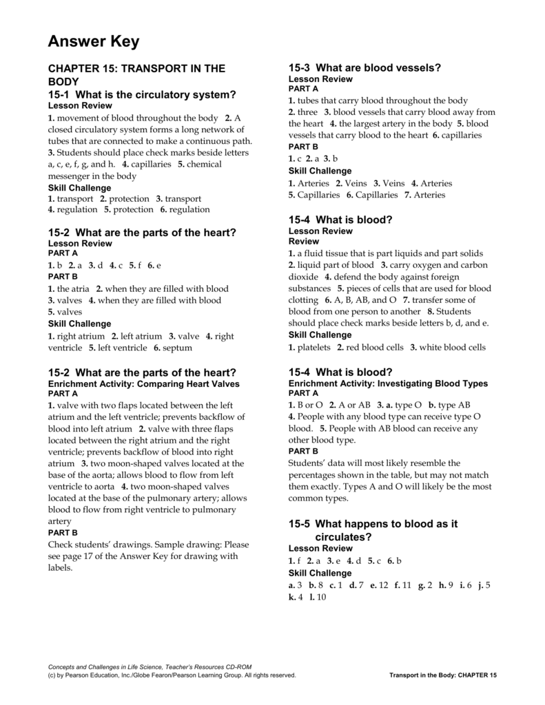 Pearson Math Answer Key