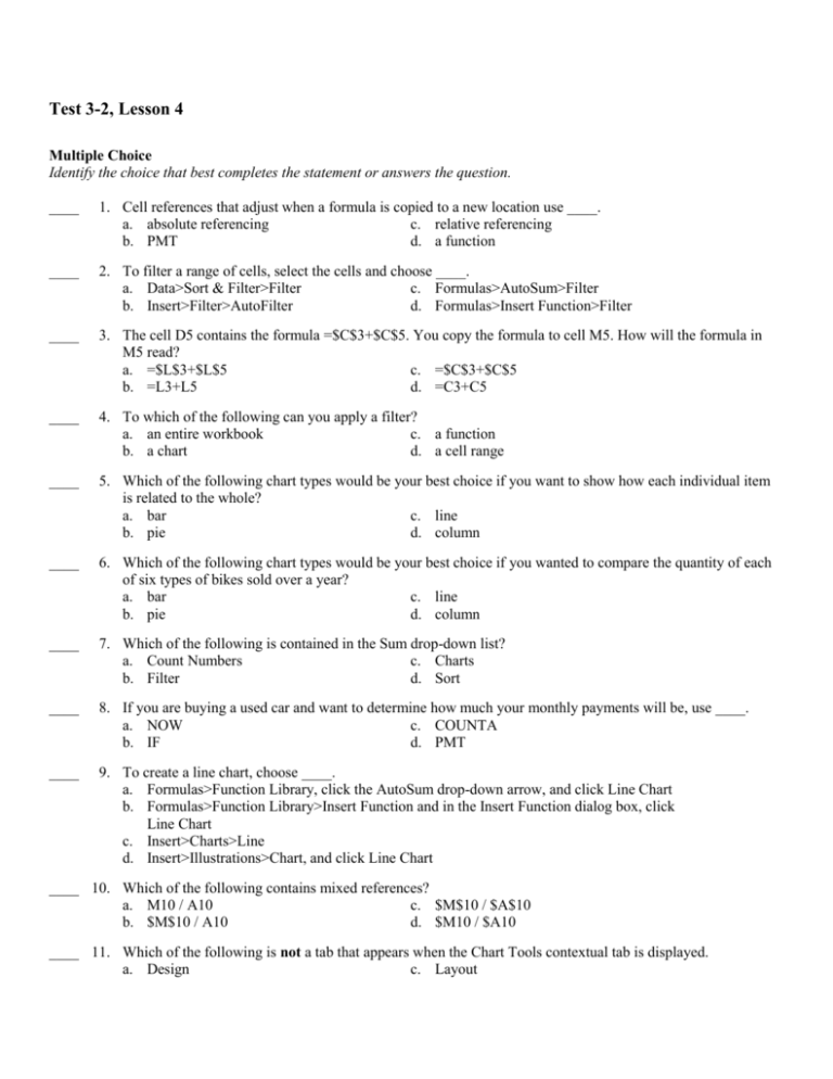 A Formula Using The Cell Reference Create Or Change A Cell