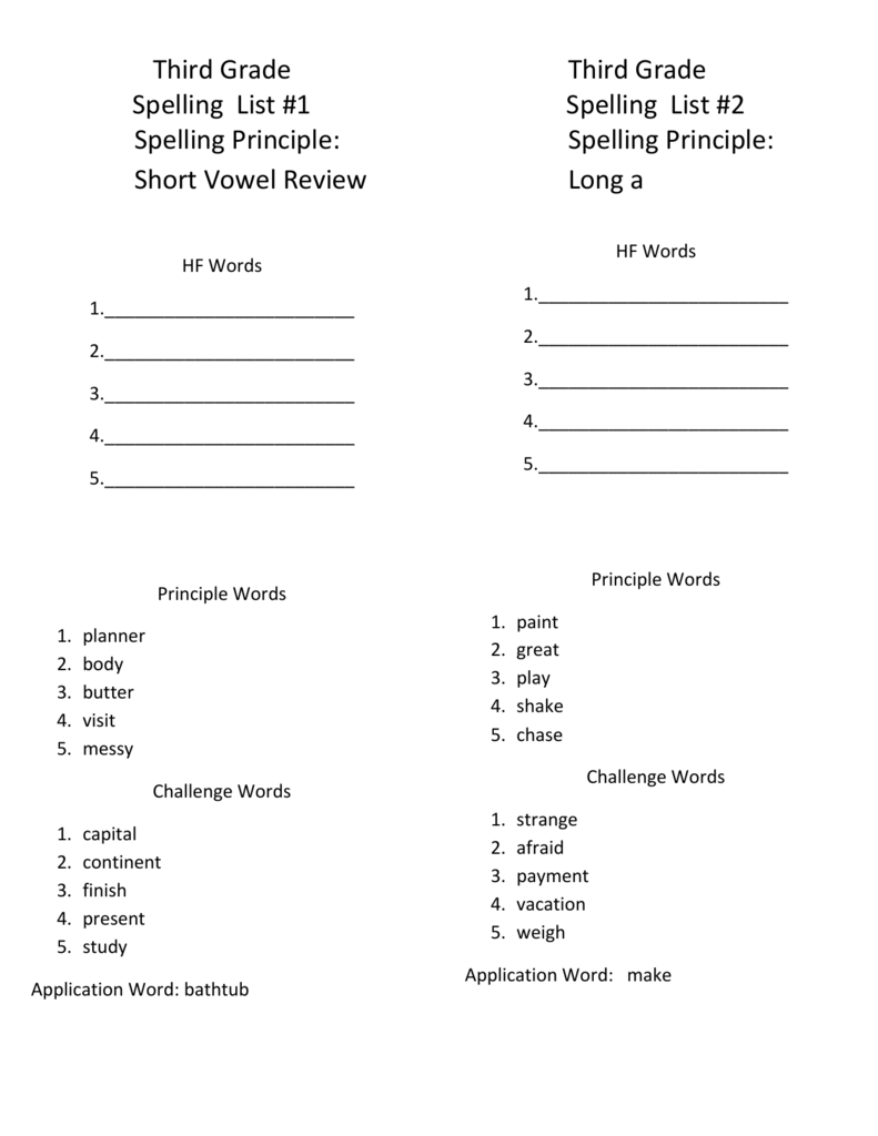 Grade 3 Spelling Teacher Version Grade 3 Spelling Teacher Version