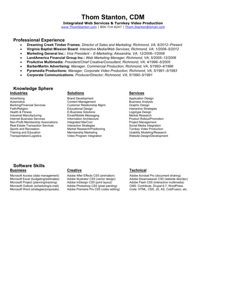 Editable Resume