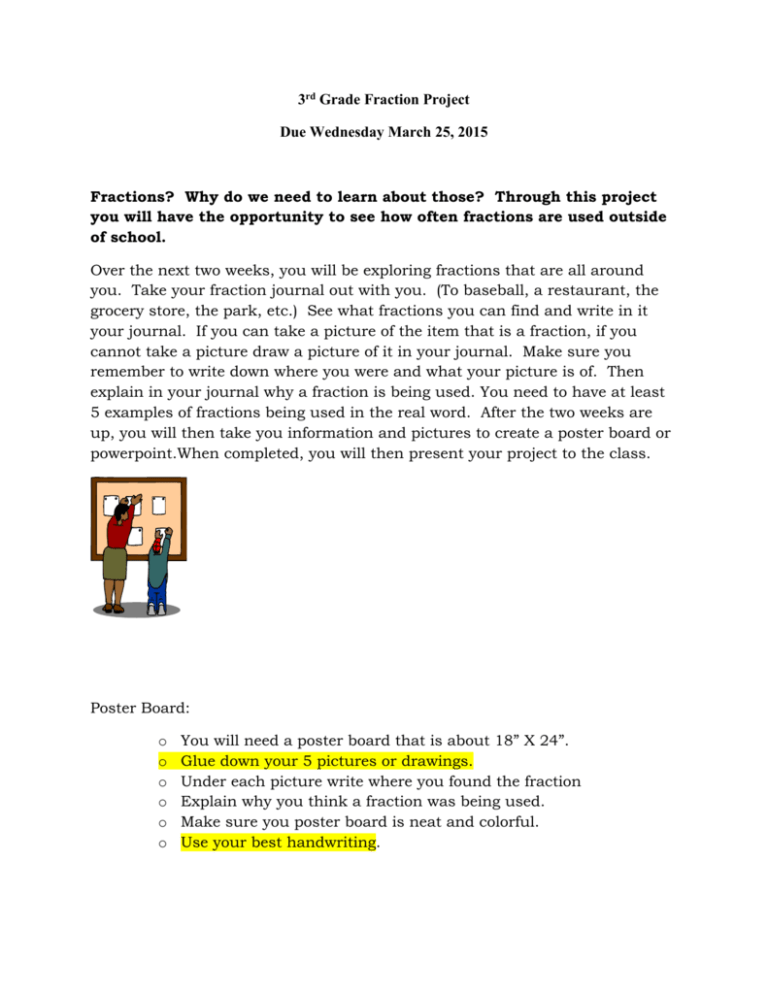 Math Fractions Project