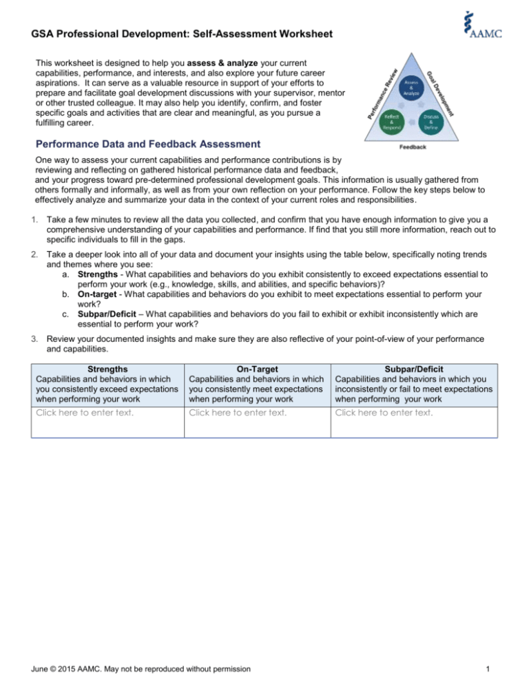 Self-assessment