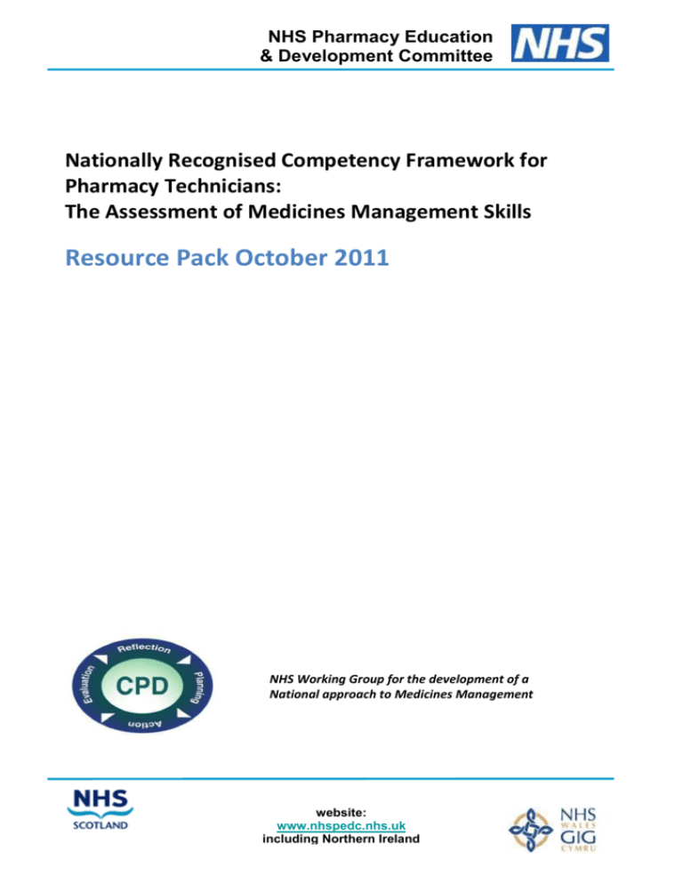 Resource Pack - NHS Pharmacy Education & Development