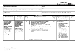 DSE workstation checklist