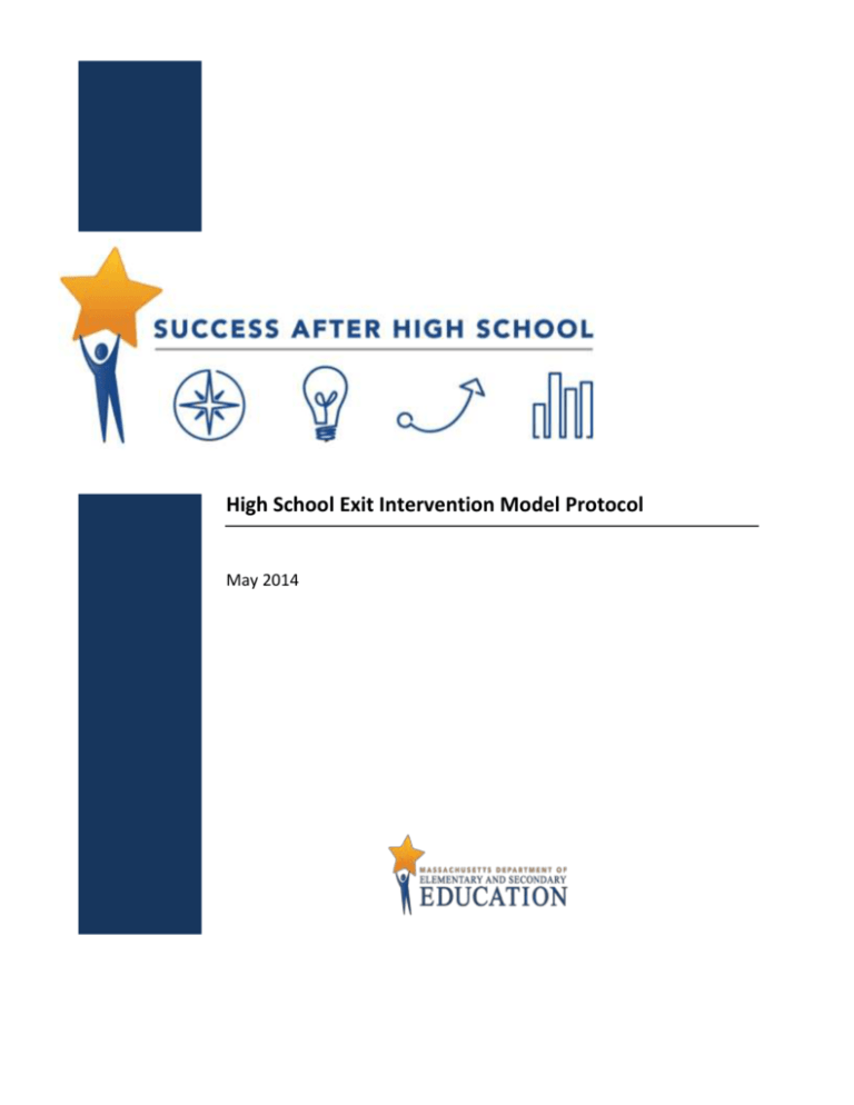High School Exit Intervention Model Protocol