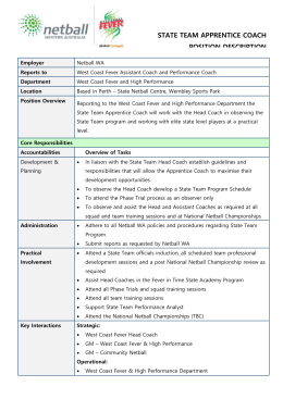 Job Description & Person Specification