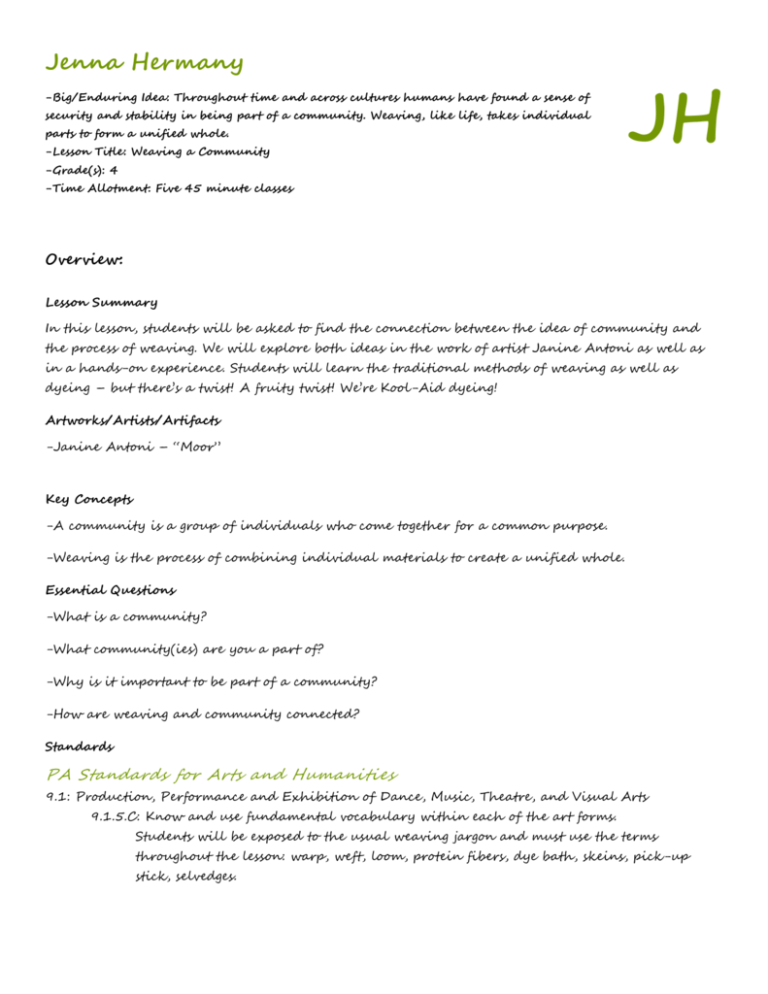 Lesson Summary - Art Education