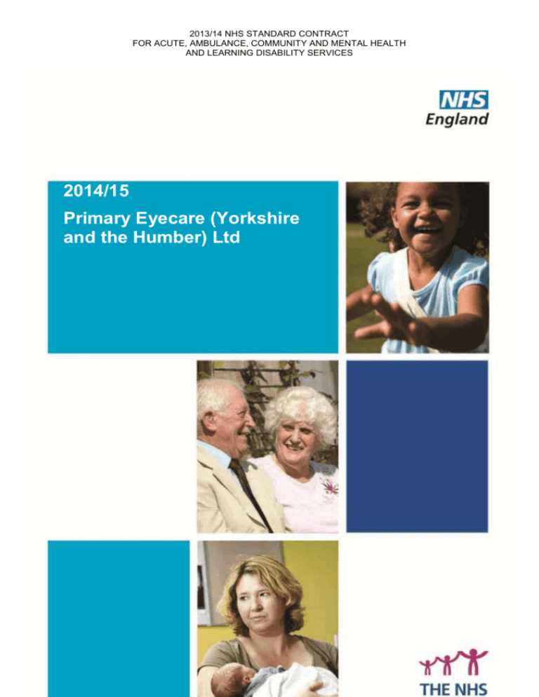 NHS Standard Contract 2014_15 Particular[...]