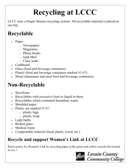 Recycling Rules Tenant Letter