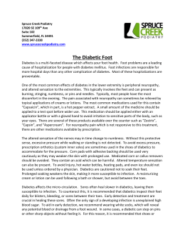 Annual Comprehensive Diabetes Foot Exam Form