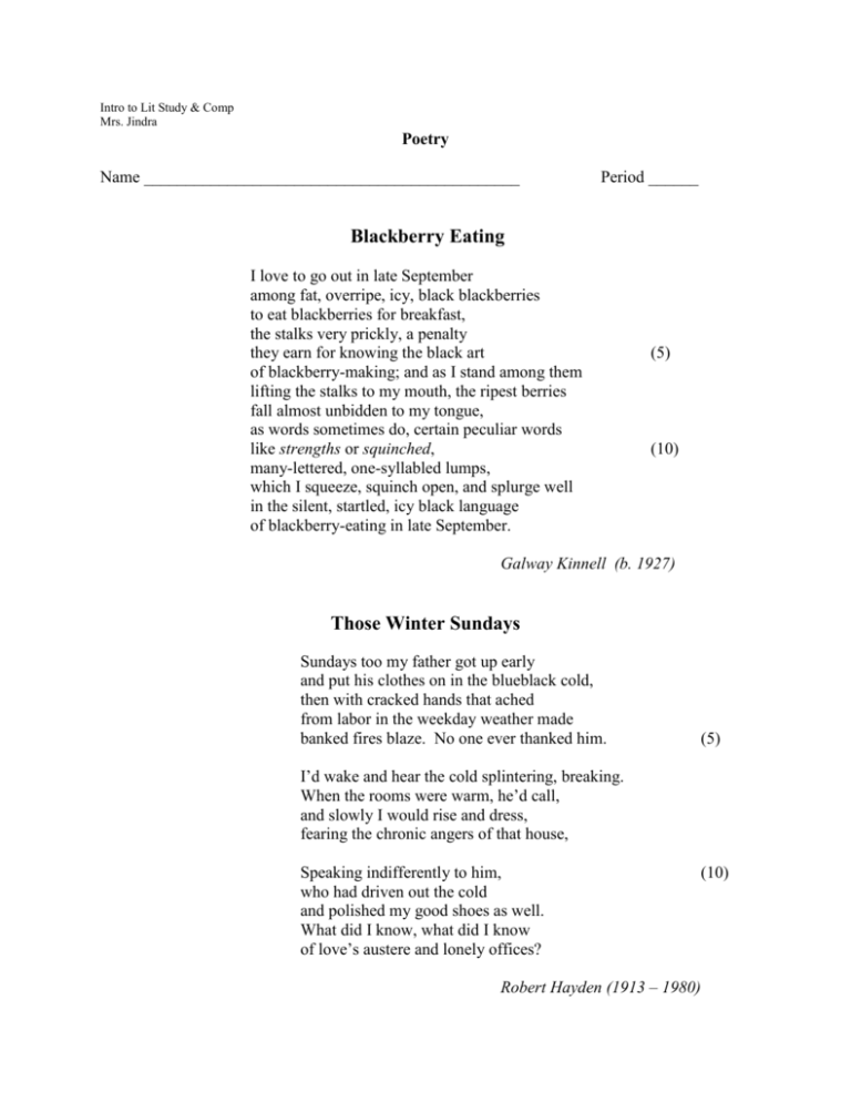 Literary Terms For Poetry Literary Terms For Poetry
