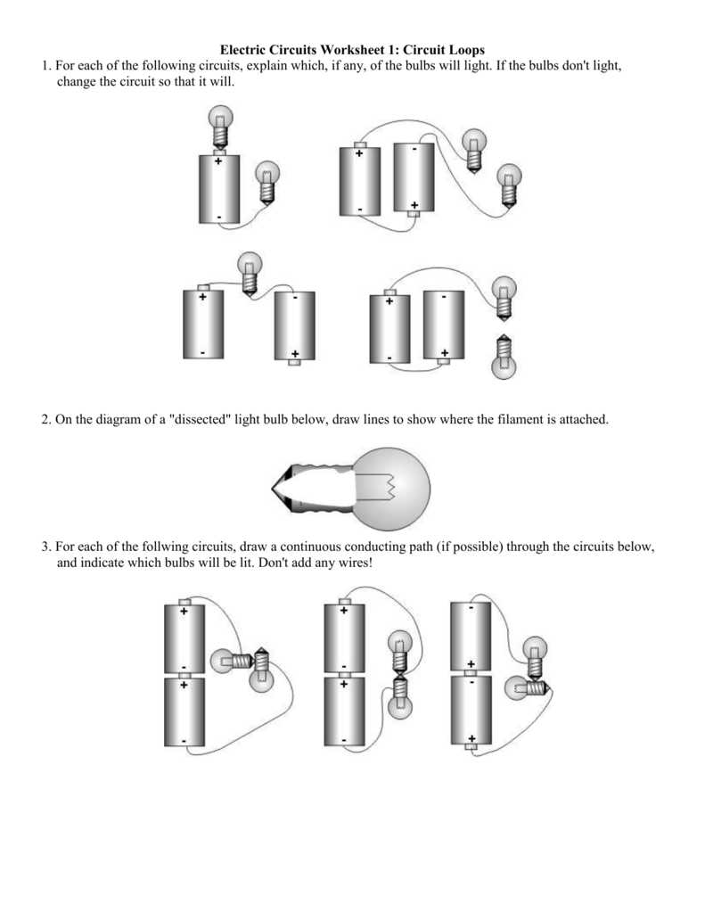 Draw The Circuit Diagram For Each Of Following Circuits