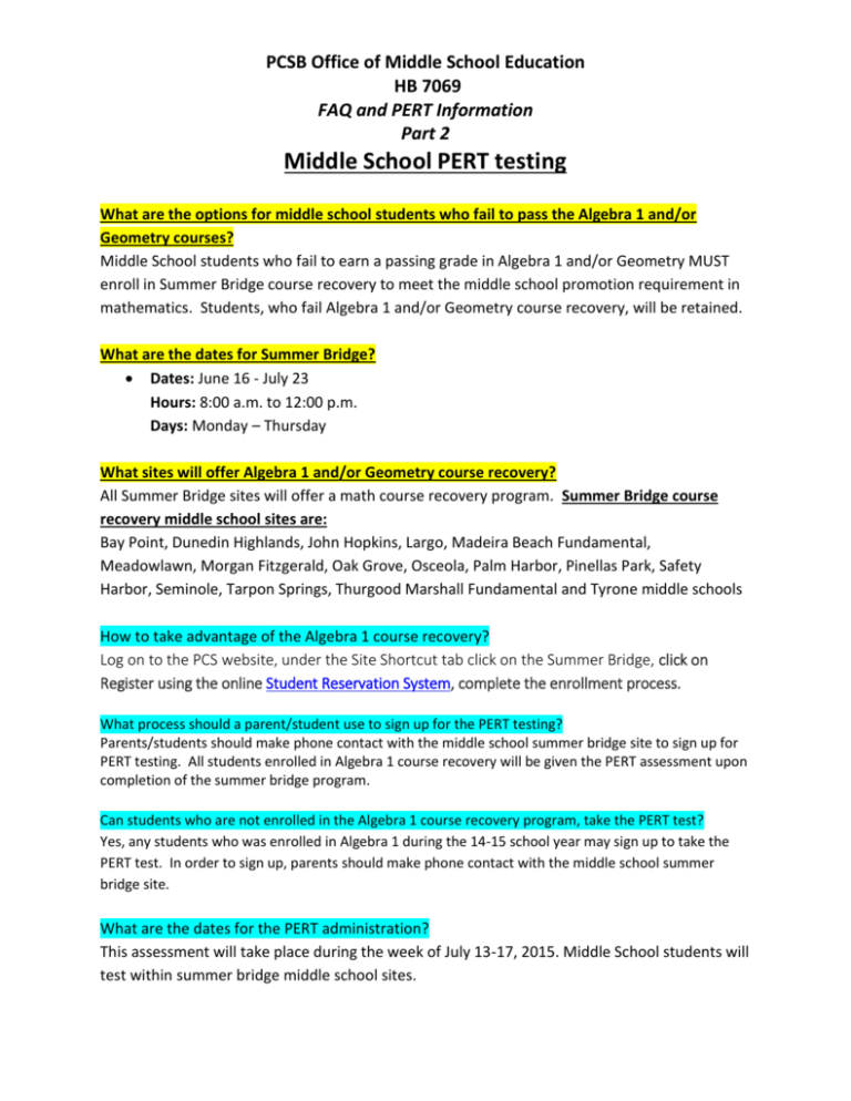 Course Recovery Information For Algebra 1 And Geometry Course Recovery Information For Algebra 1 And Geometry