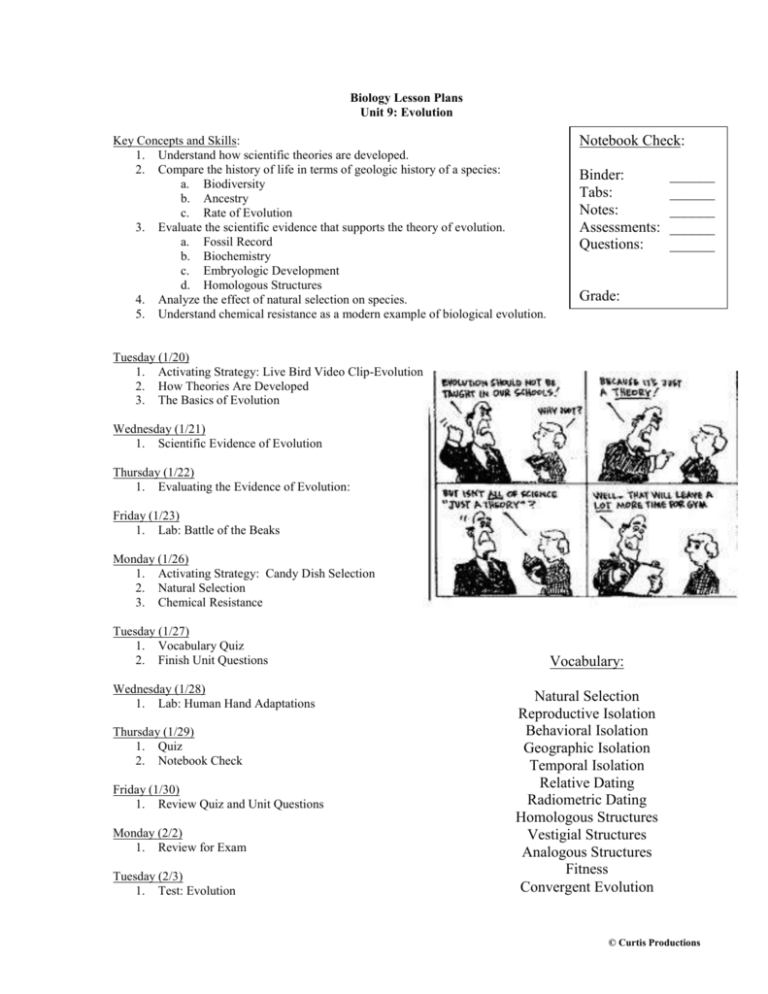 Physical Science Lesson Plans