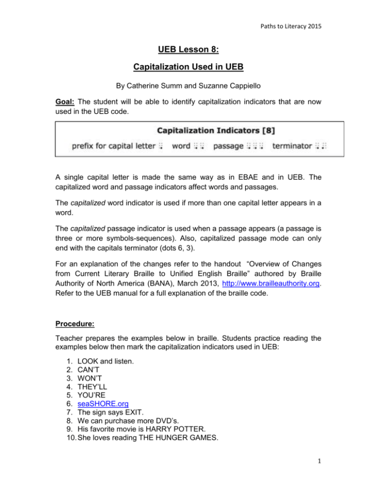 Click Here To The Handout In Word Format