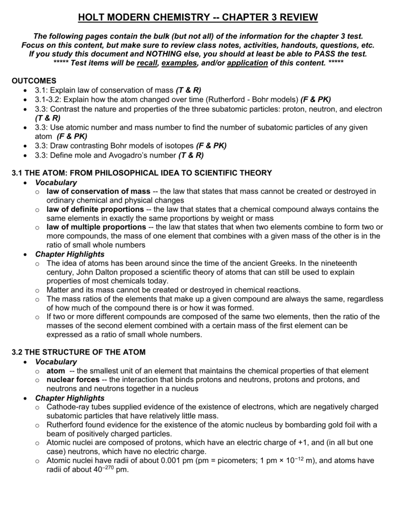 Holt Modern Chemistry