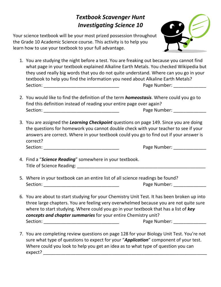 02 Textbook Scavenger Hunt 02 Textbook Scavenger Hunt