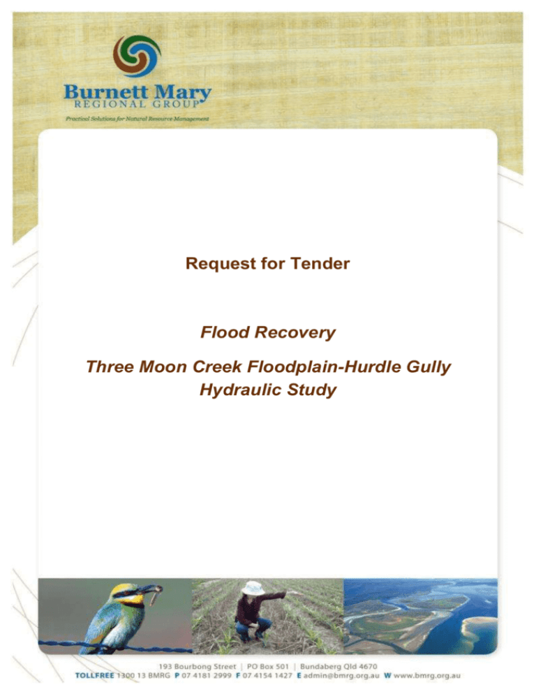 Request for Tender - Burnett Catchment Care Association