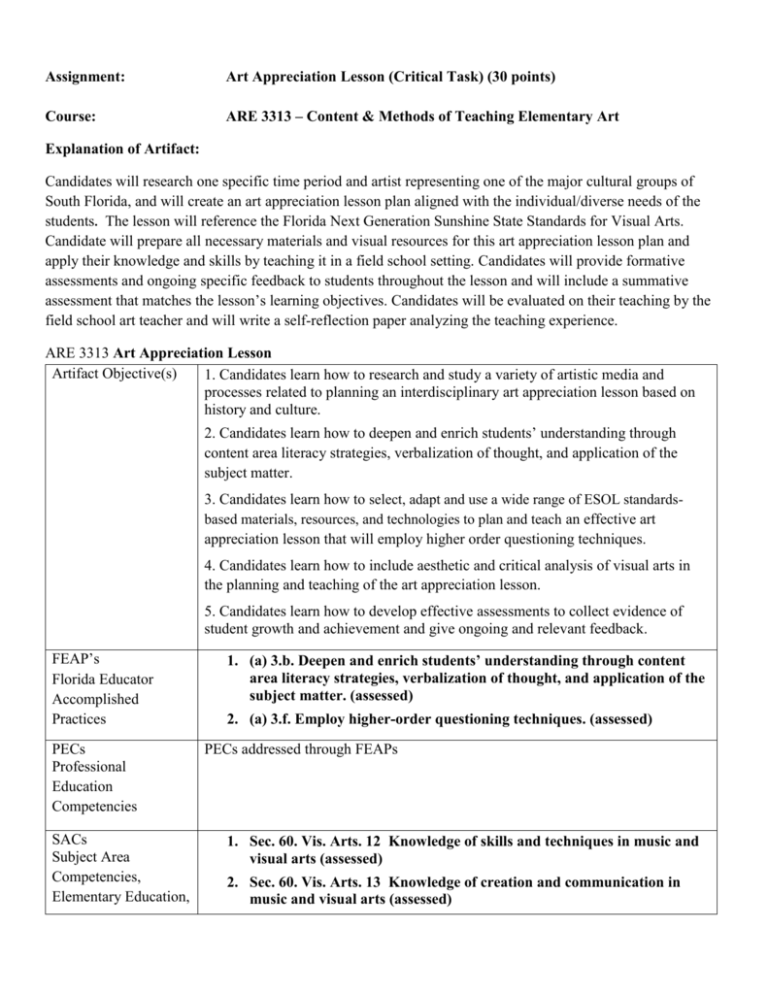 Critical_Task-Art_Appreciation_Lesson_Plan_ARE3313