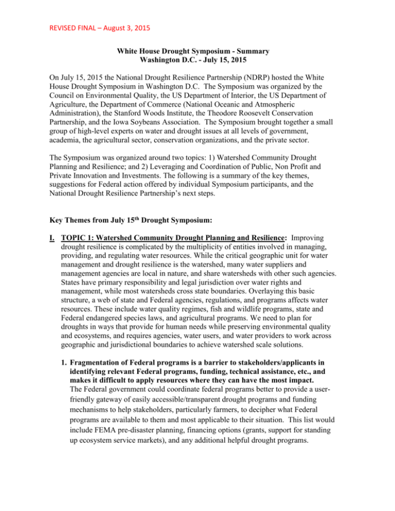 A Summary Of Key Ideas