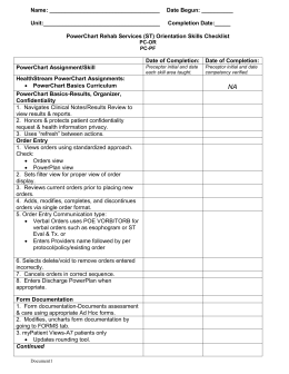 PowerChart Maternity Viewing Mother`s Chart To view the Mothers