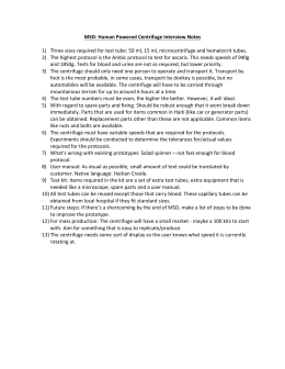 Hematocrit Procedure